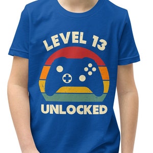 13th Birthday Shirt 13th Birthday Gift Video Game Gifts - Etsy