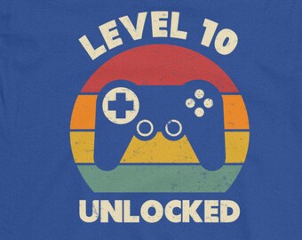 Gamer 10th Birthday Shirt | Etsy