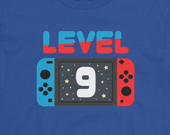 9th Birthday Gaming Shirt | Etsy