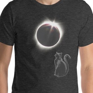 Cat Eclipse Shirt, Solar Eclipse Shirt, Total Solar Eclipse, Black Cat ...