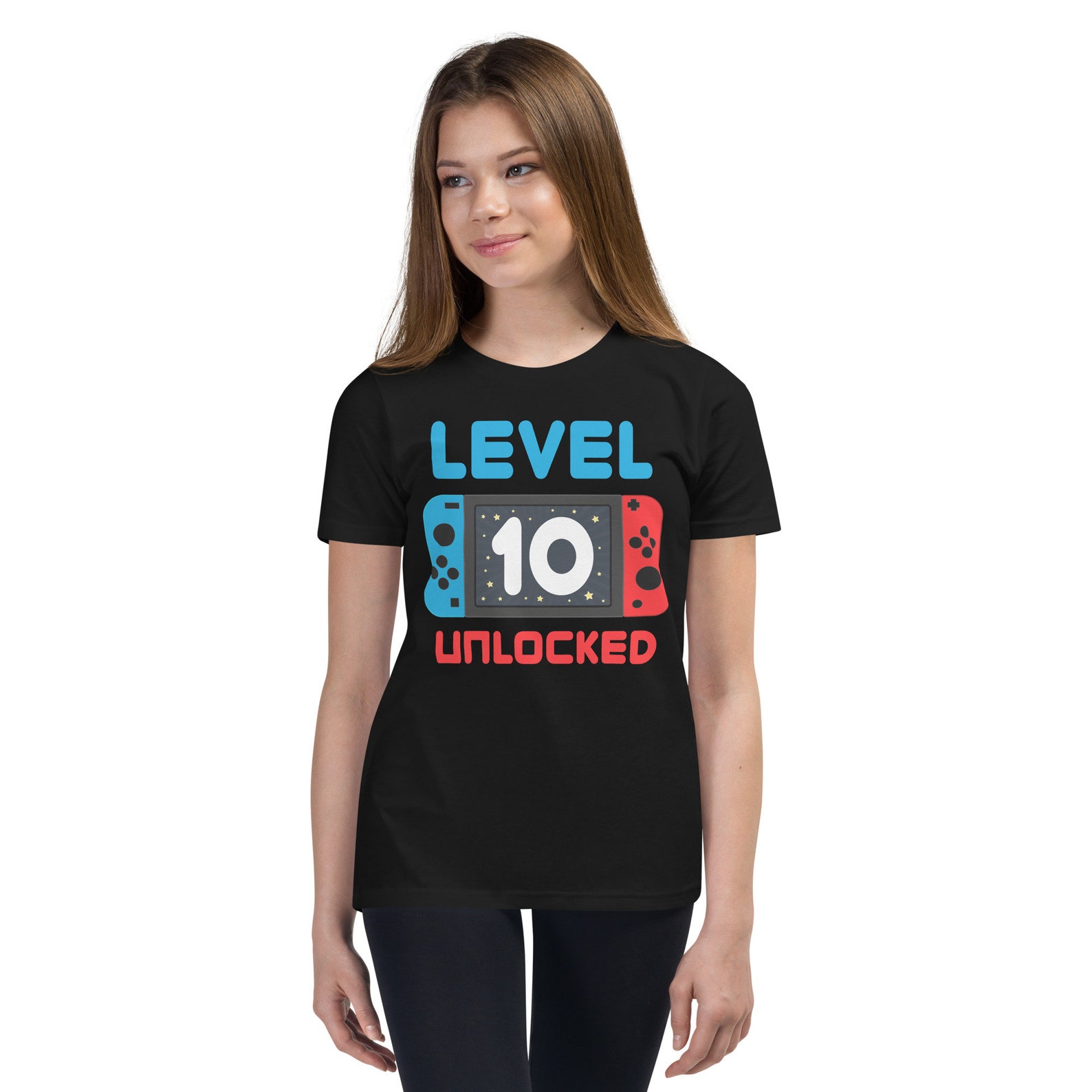 Level 10 Unlocked 10th Birthday Shirt Tenth Birthday Double - Etsy