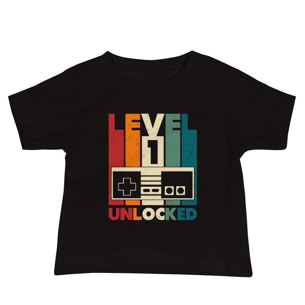 1st Birthday Shirt Level 1 Unlocked Gaming Shirt Video Game - Etsy