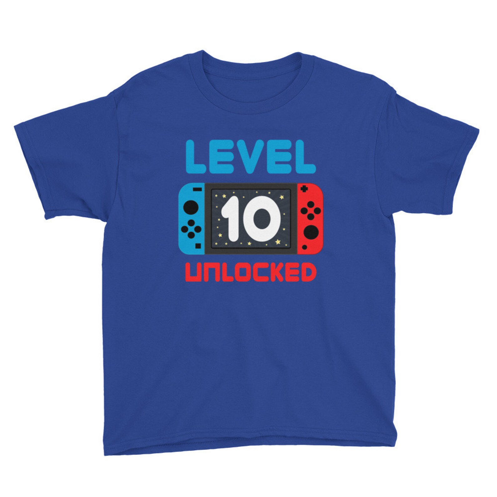 Level 10 Unlocked 10th Birthday Shirt Tenth Birthday Double | Etsy