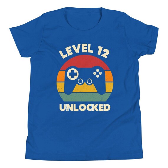 Level 12 Unlocked 12th Birthday Shirt 12th Birthday Gift 12 | Etsy