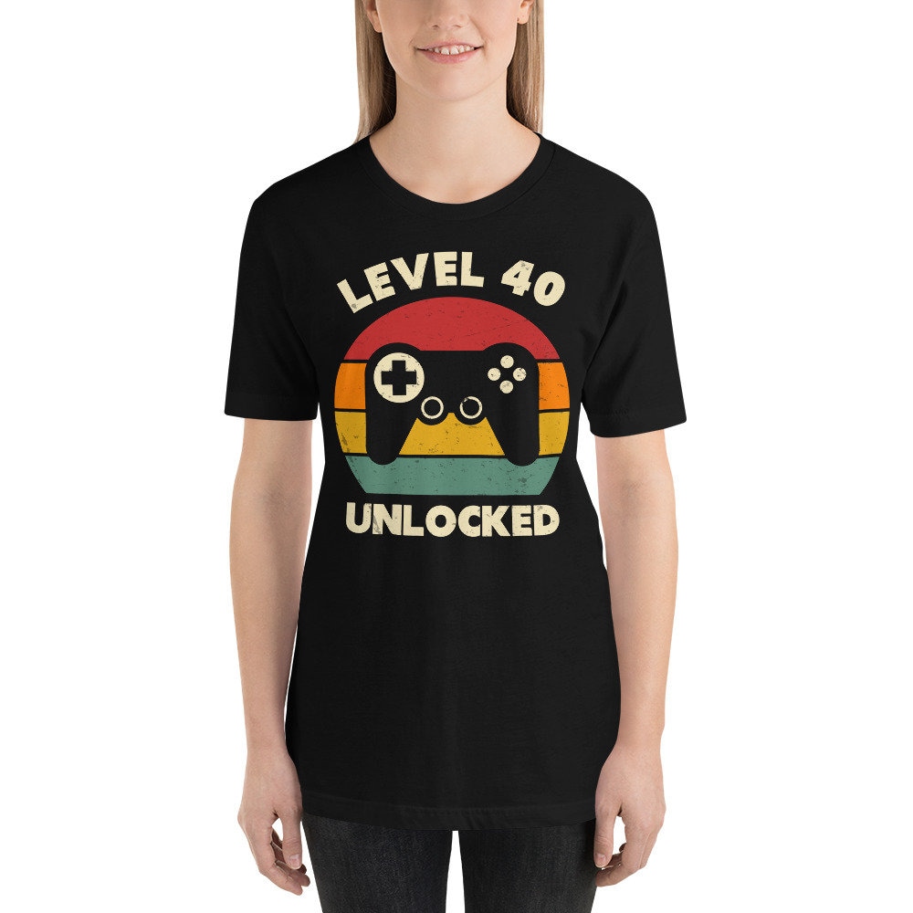 40th Birthday Gamer 40th Birthday Level 40 Unlocked Video - Etsy