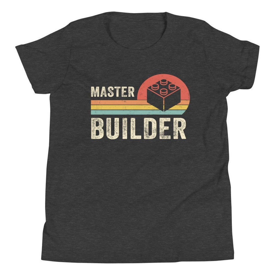 Master Builder, Block Building Shirt, Building Brick Shirt, Funny Brick ...