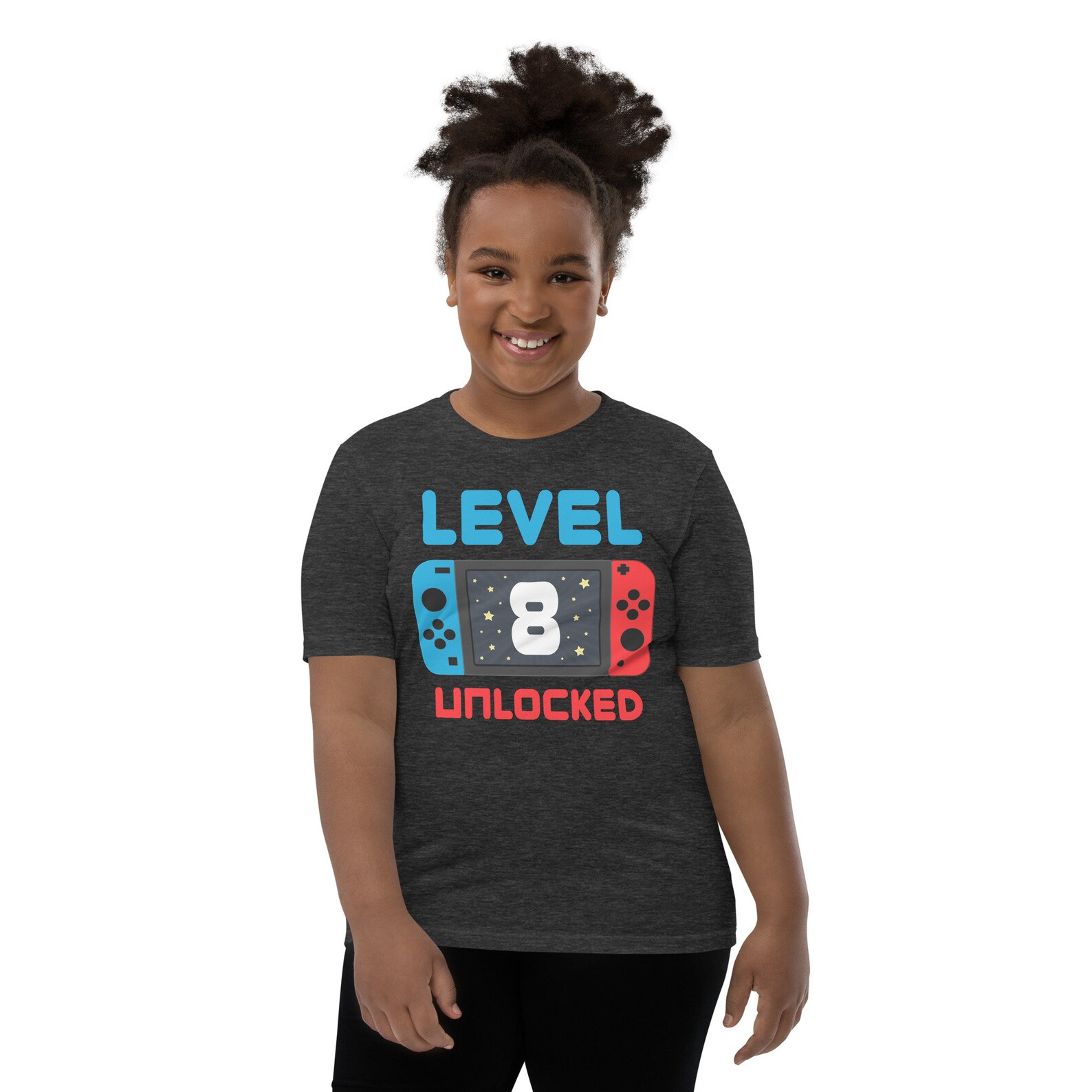 Level 8 Unlocked, 8th Birthday Shirt, Eighth Birthday, 8th Birthday ...