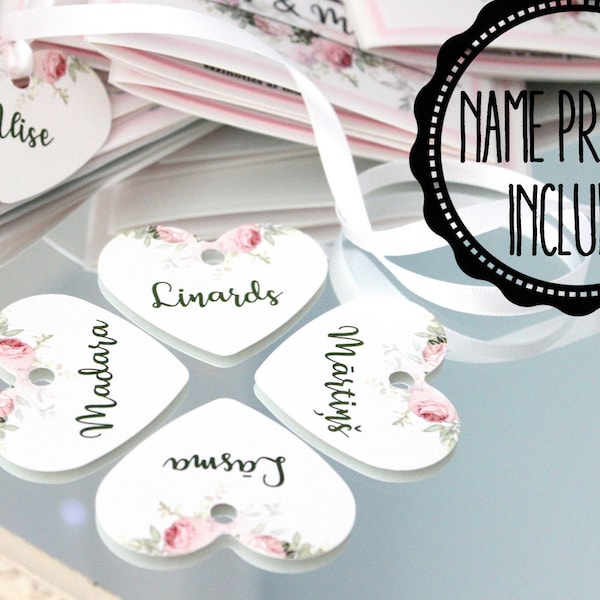 Heart Name Tag - Etsy