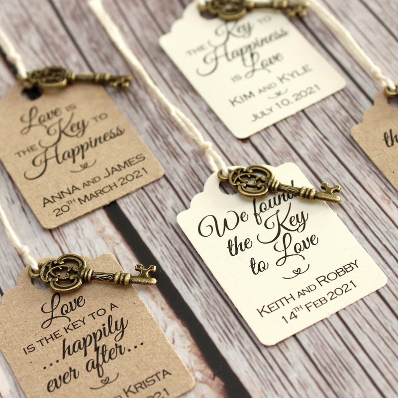 Wedding Favor Keys - Etsy