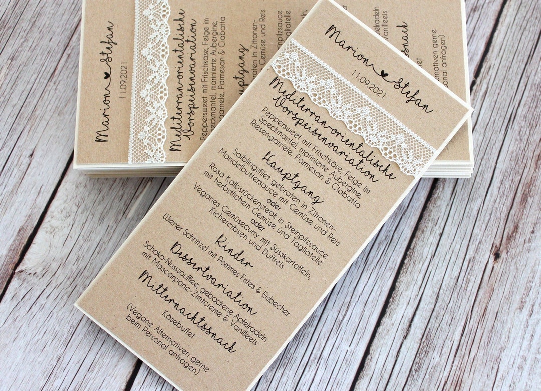 Rustic Menu, Rustic Wedding Menu Cards, Wedding Dinner Menu Cards ...
