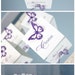 White Wedding Place Cards With Lavender Purple Paper Lace - Etsy