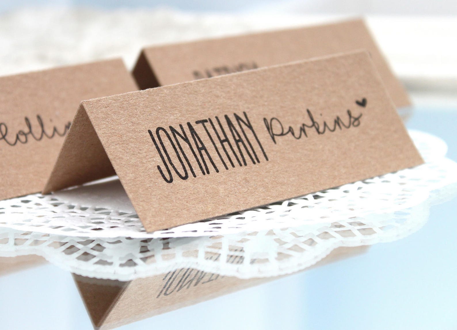 Rustic Place Cards Rustic Wedding Place Cards Country - Etsy