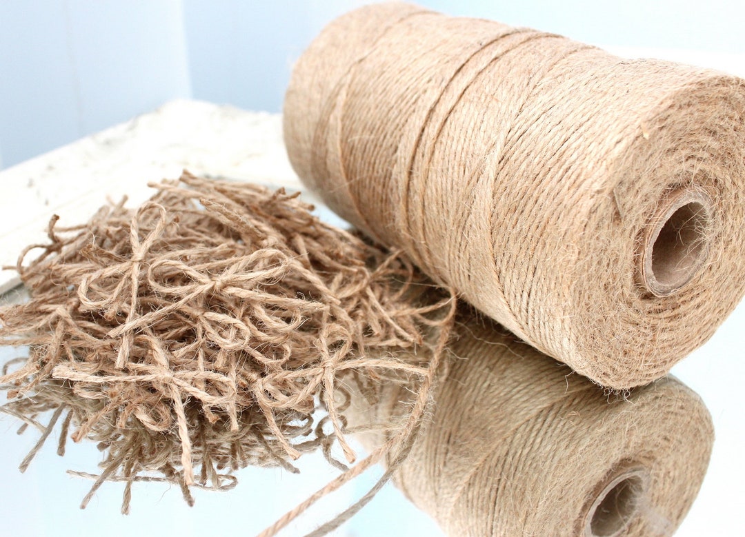 Jute Rope Bows, Burlap String Bows, Jute Bows, Jute Twine Bows, Natural ...