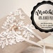 Rustic Table Name Cards With Lace Table Names Table Names - Etsy