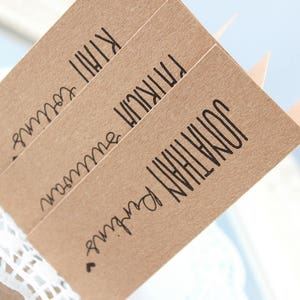 Rustic Place Cards, Rustic Wedding Place Cards, Country Wedding Place ...