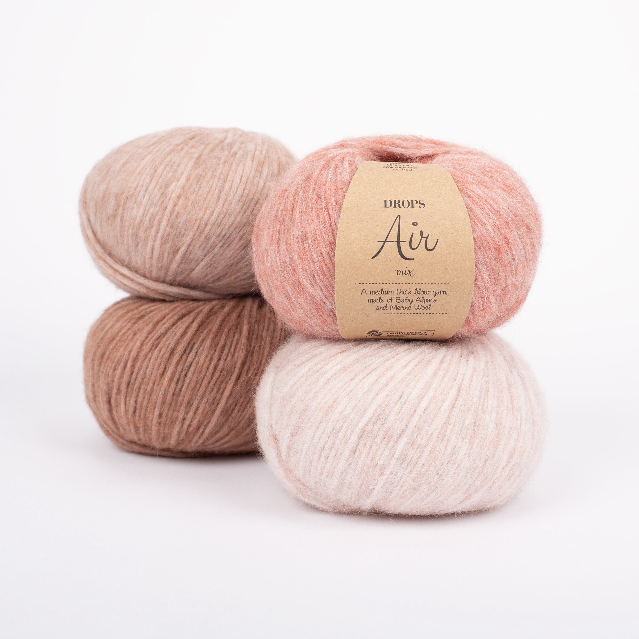 DROPS Air, Knitting Yarn, Medium Thick Yarn, Blow Yarn, Aran Yarn, Baby ...