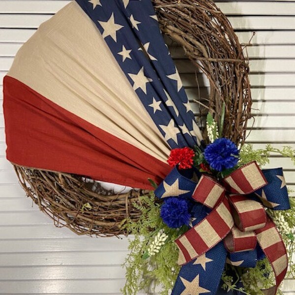 Veterans Day Wreath - Etsy