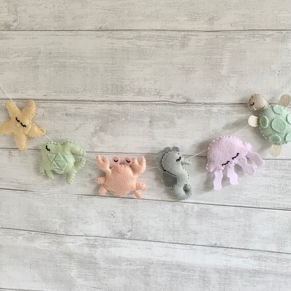 Ocean Friends Under the Sea Bunting Choice of 8 Under the | Etsy