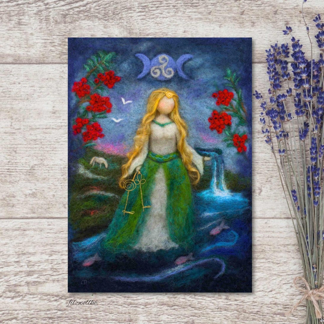 Danu Celtic Goddess Printable Art - Etsy