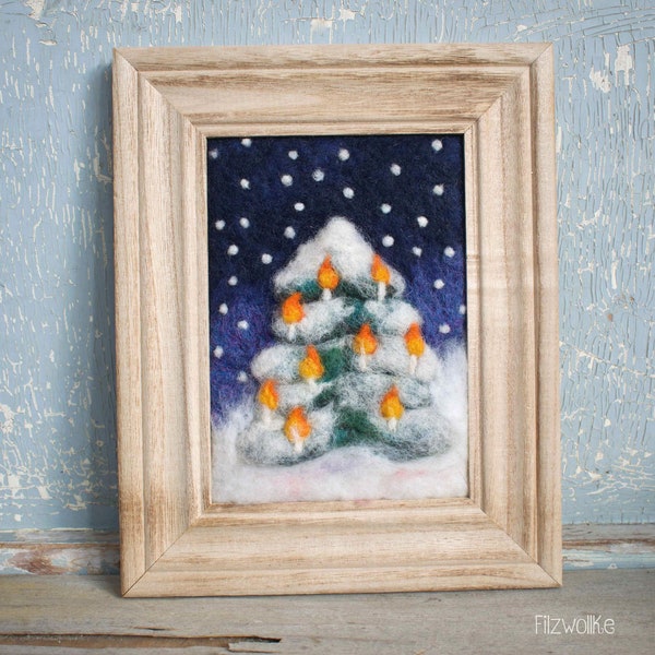 Needle Felt Painting - Etsy