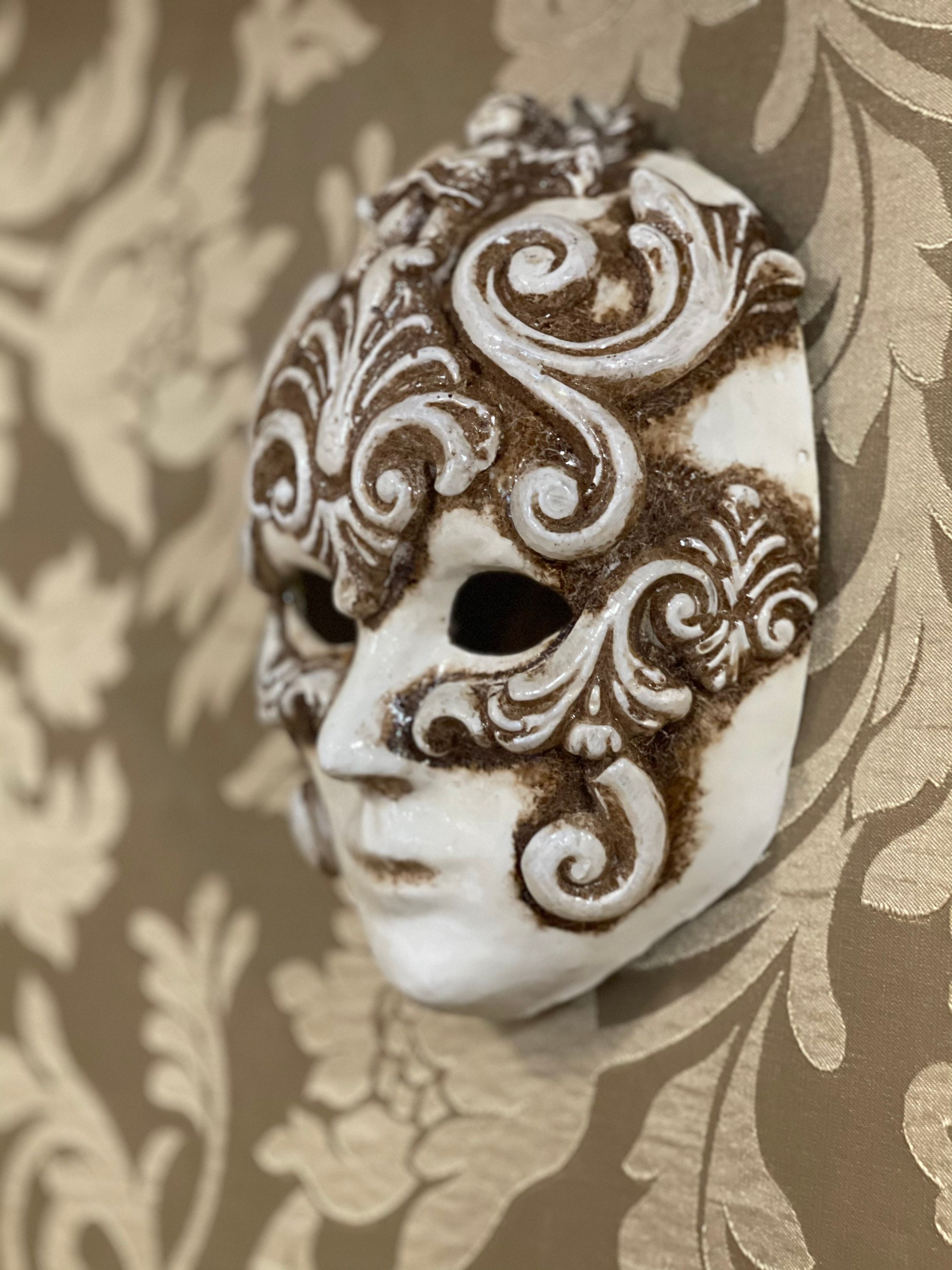 Venetian Mask Baroque Face Interior Decoration Mask | Etsy
