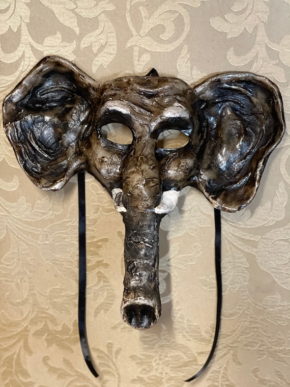Paper Mache Elephant Mask