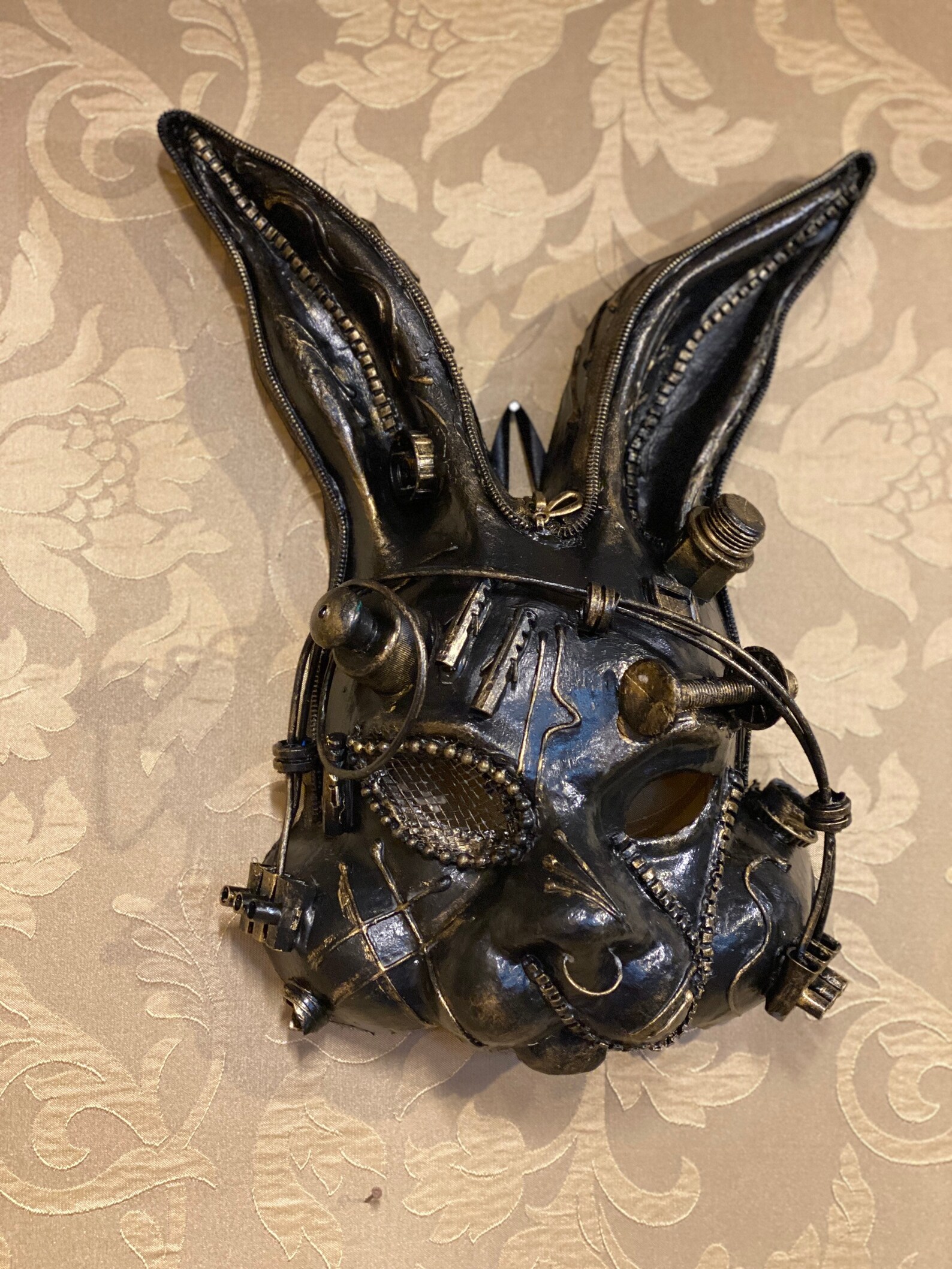 Venetian Mask Rabbit Mask Steampunk Mask Halloween Mask - Etsy
