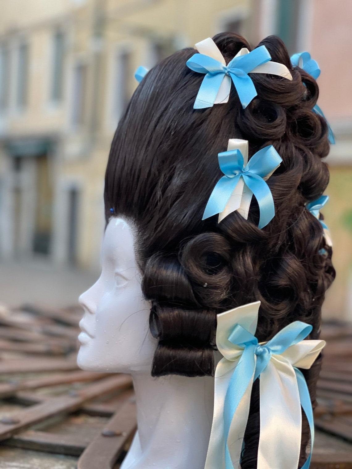 Historical Wig From the 1700s Reproduction 18th Century | Etsy