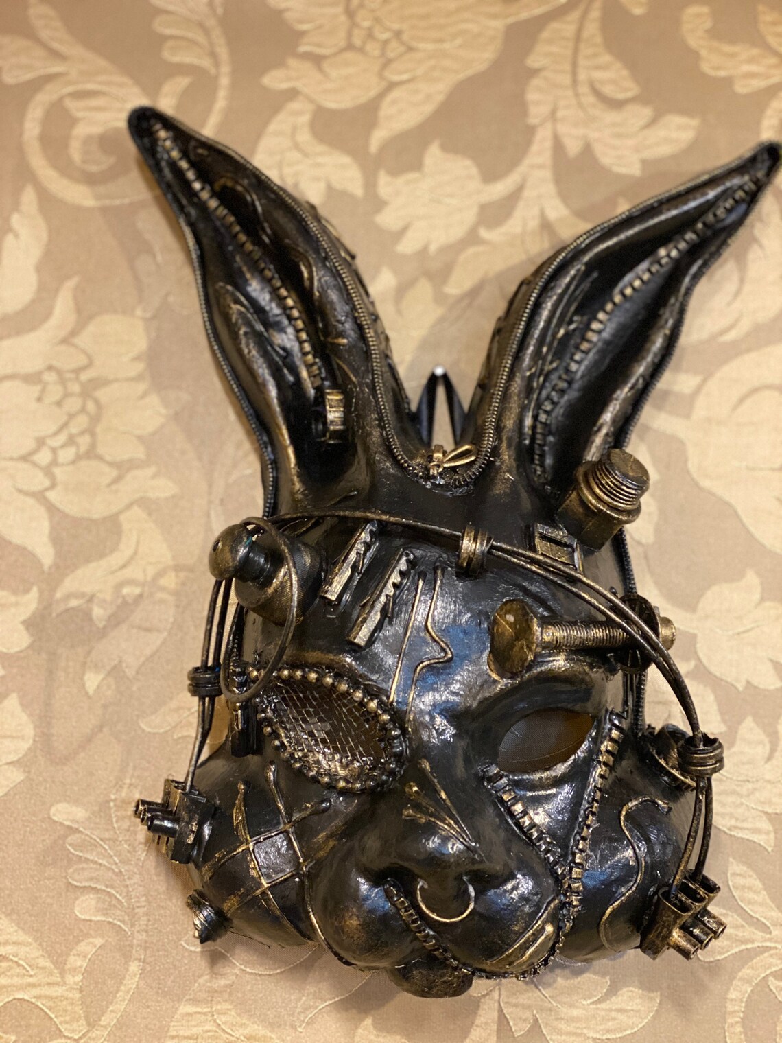 Venetian Mask Rabbit Mask Steampunk Mask Halloween Mask - Etsy
