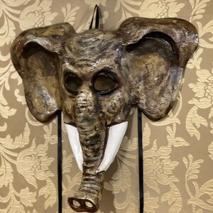 Elephant Mask Original Venetian Mask Animal Mask - Etsy