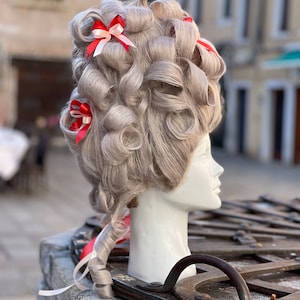 Historical Wig From the 1700s, 18th Century Reproduction, Front Lace ...