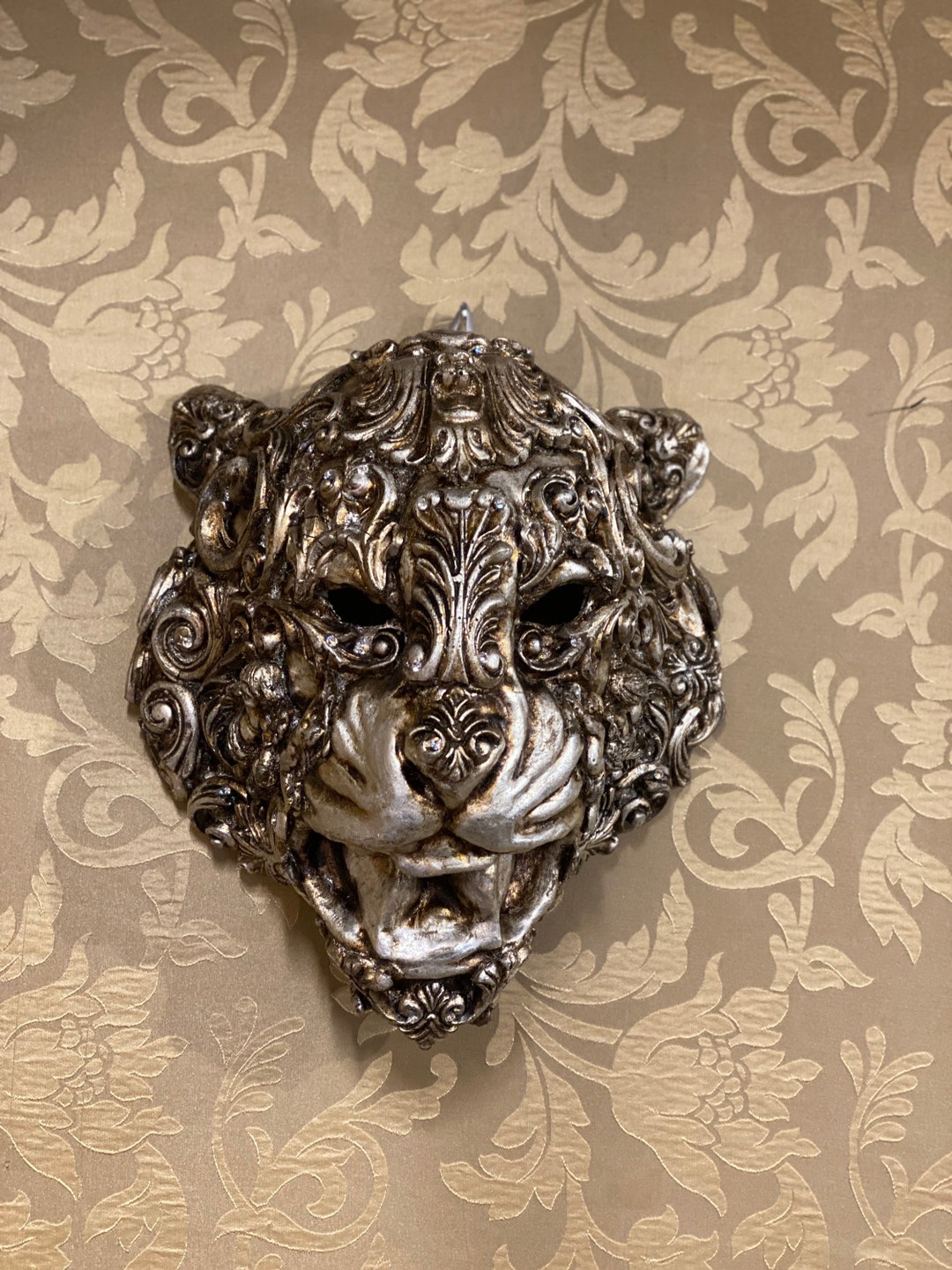 Venetian Mask, Baroque Tiger, Original Carnival Mask, Halloween Mask - Etsy