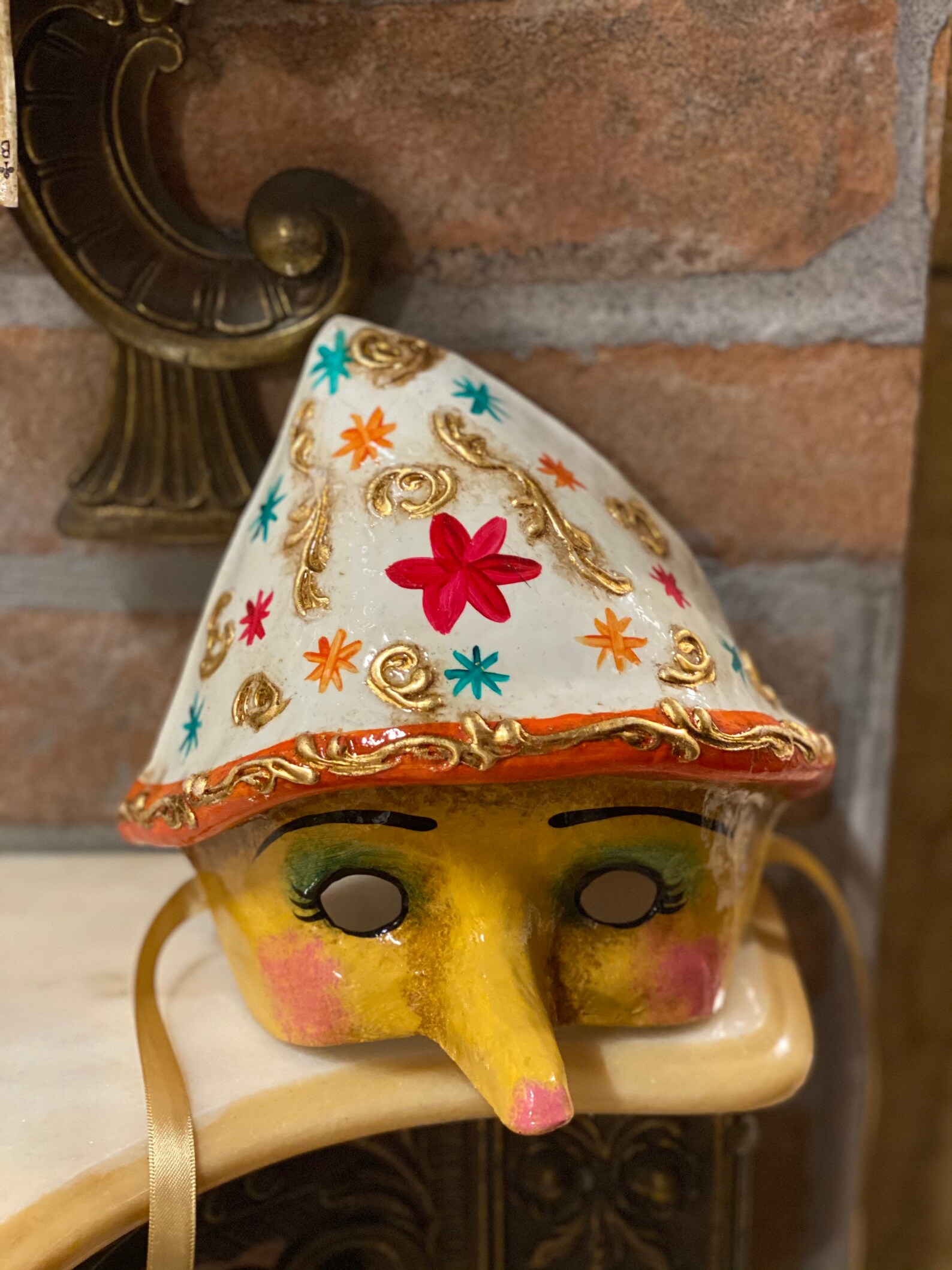 Venetian Pinocchio Mask Baby Mask Carnival Mask Halloween. - Etsy