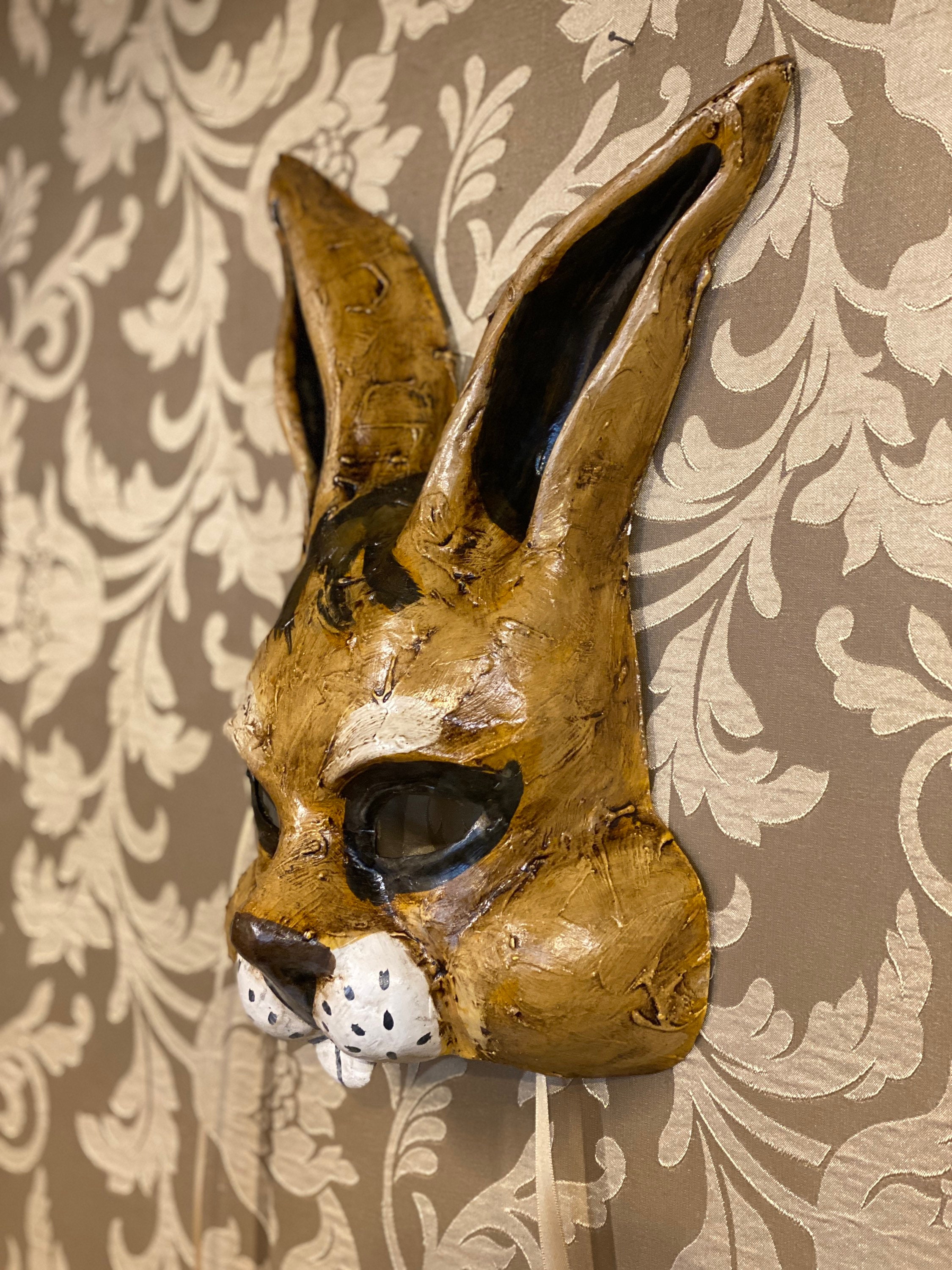 Venetian Mask, Rabbit Mask, Carnival Mask, Animal Mask - Etsy