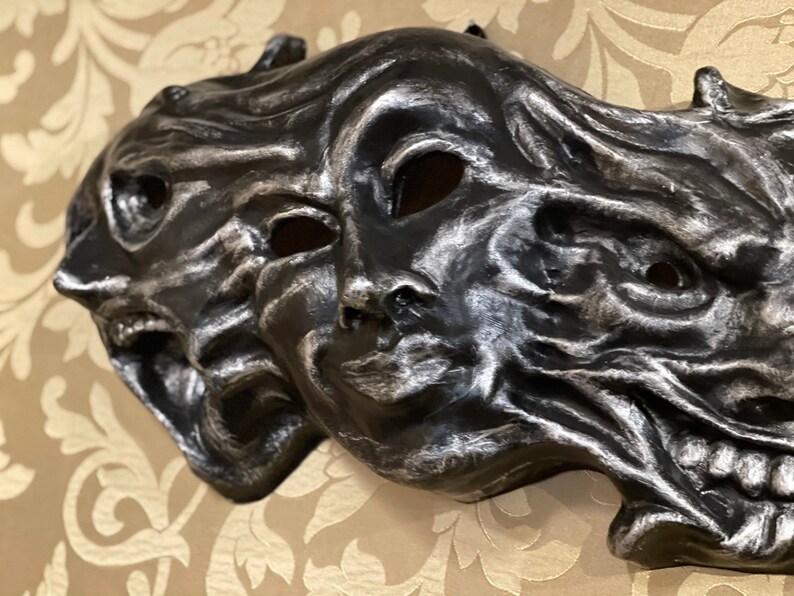 Venetian Mask Original Three Faces Decoration Mask - Etsy