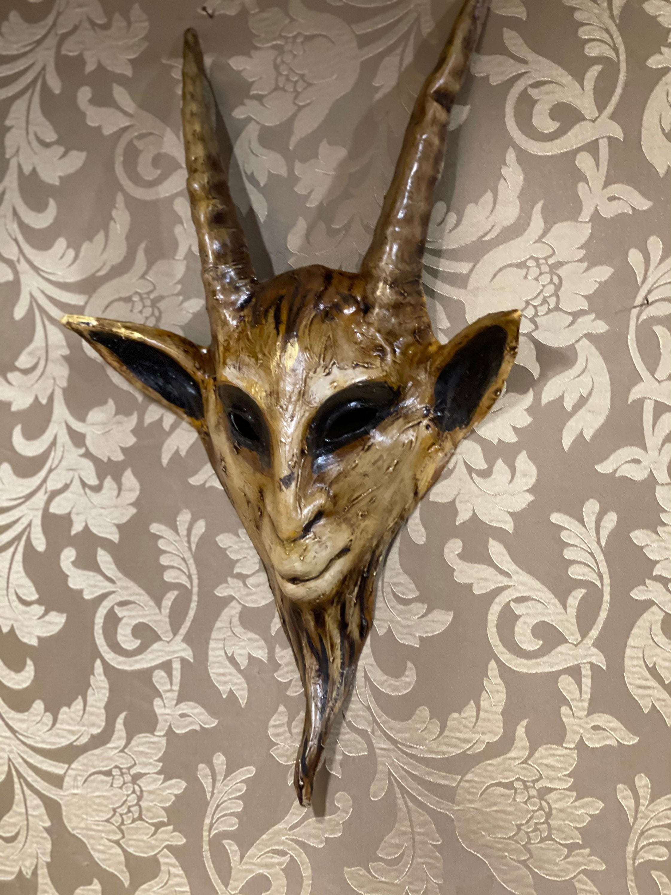 Venetian Mask, Capricorn Mask, Original Carnival Mask - Etsy
