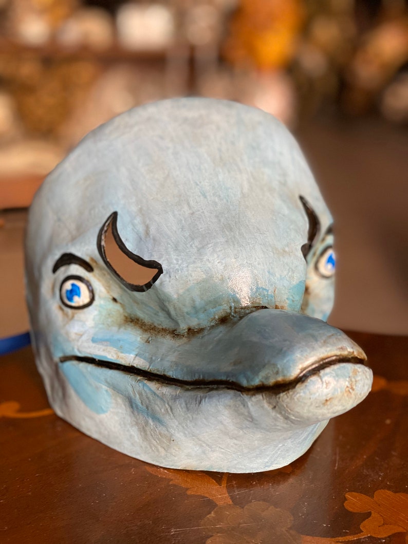 Dolphin Mask, Handmade Inpesta - Etsy Israel