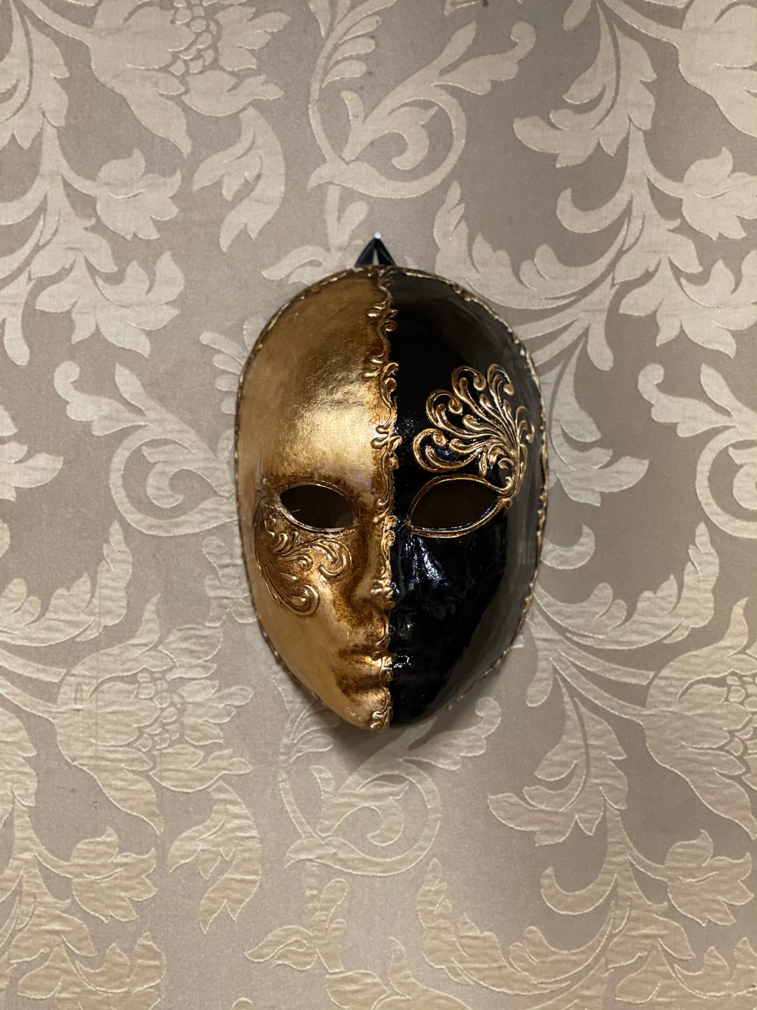 Venetian Mask, Half Face, Carnival Mask, Original Mask - Etsy