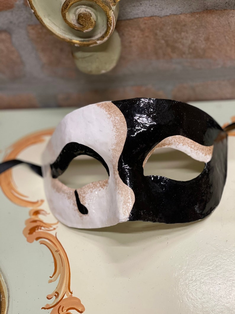 Colombina Pierrot Venetian Mask Original Carnival Mask - Etsy
