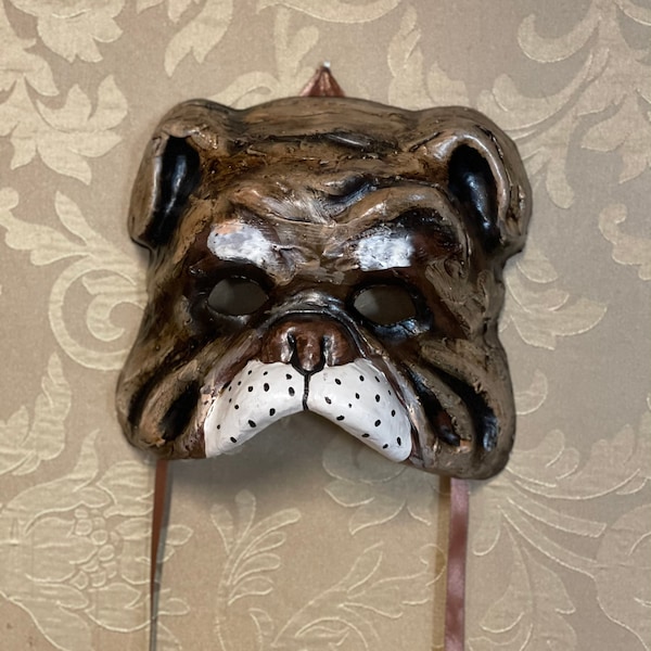 Bulldog Mask - Etsy