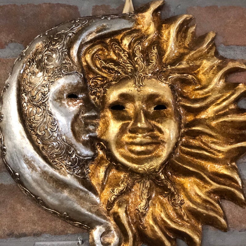 Sun and Moon Mask - Etsy