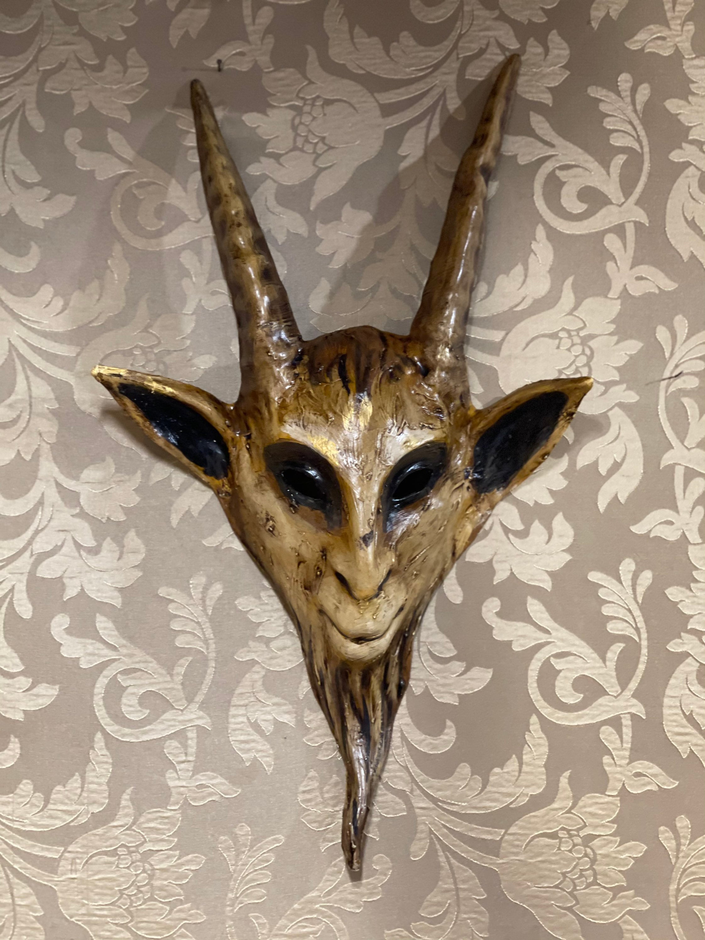 Venetian Mask, Capricorn Mask, Original Carnival Mask - Etsy