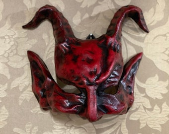 Venetian Demon Mask - Etsy