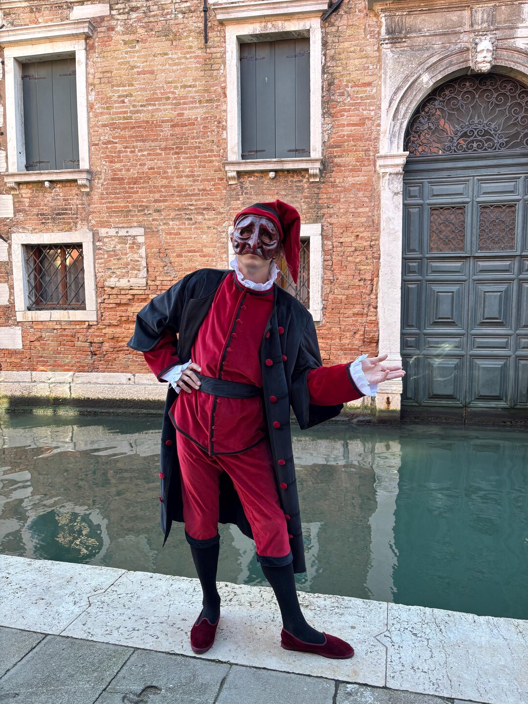 Costume Storico Della Commedia Dell'arte Da Uomo, Riproduzione ...