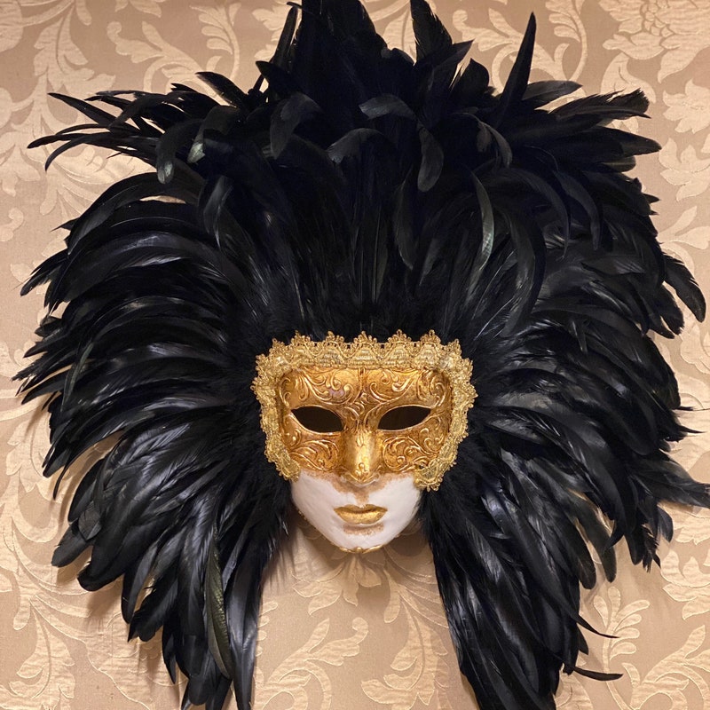 Feather Mask - Etsy