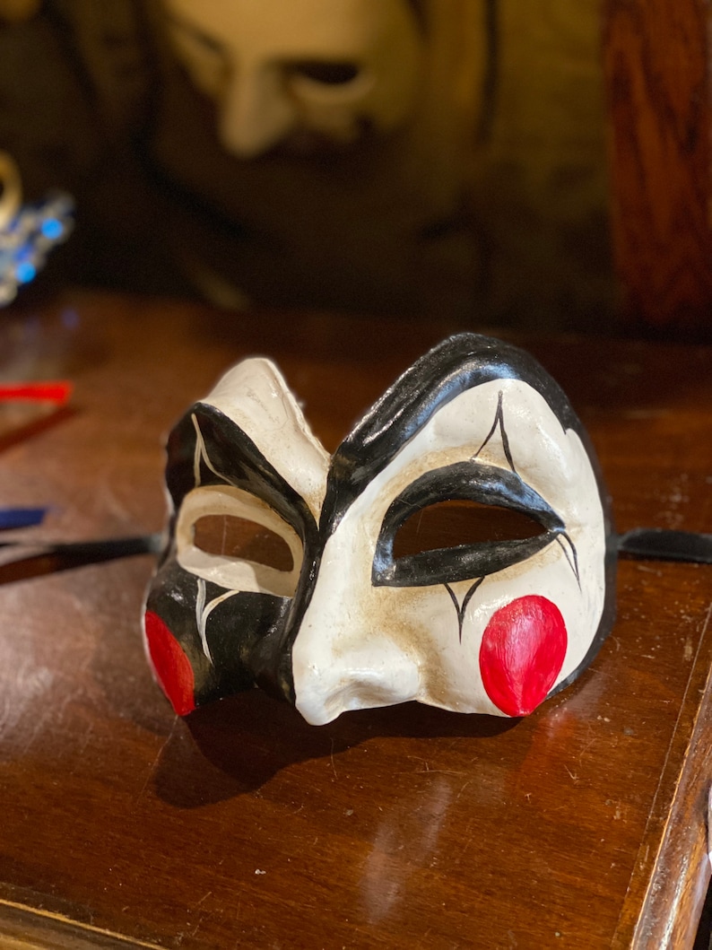 Venetian Mask Clown Mask Halloween Mask - Etsy