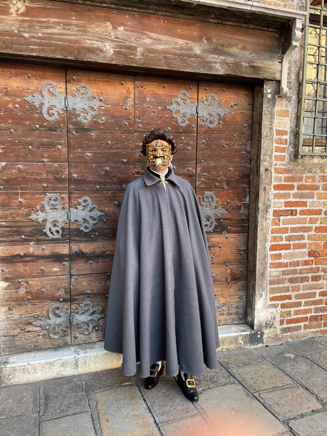 Venetian Tabarro Cloak, Wool Cloak - Etsy