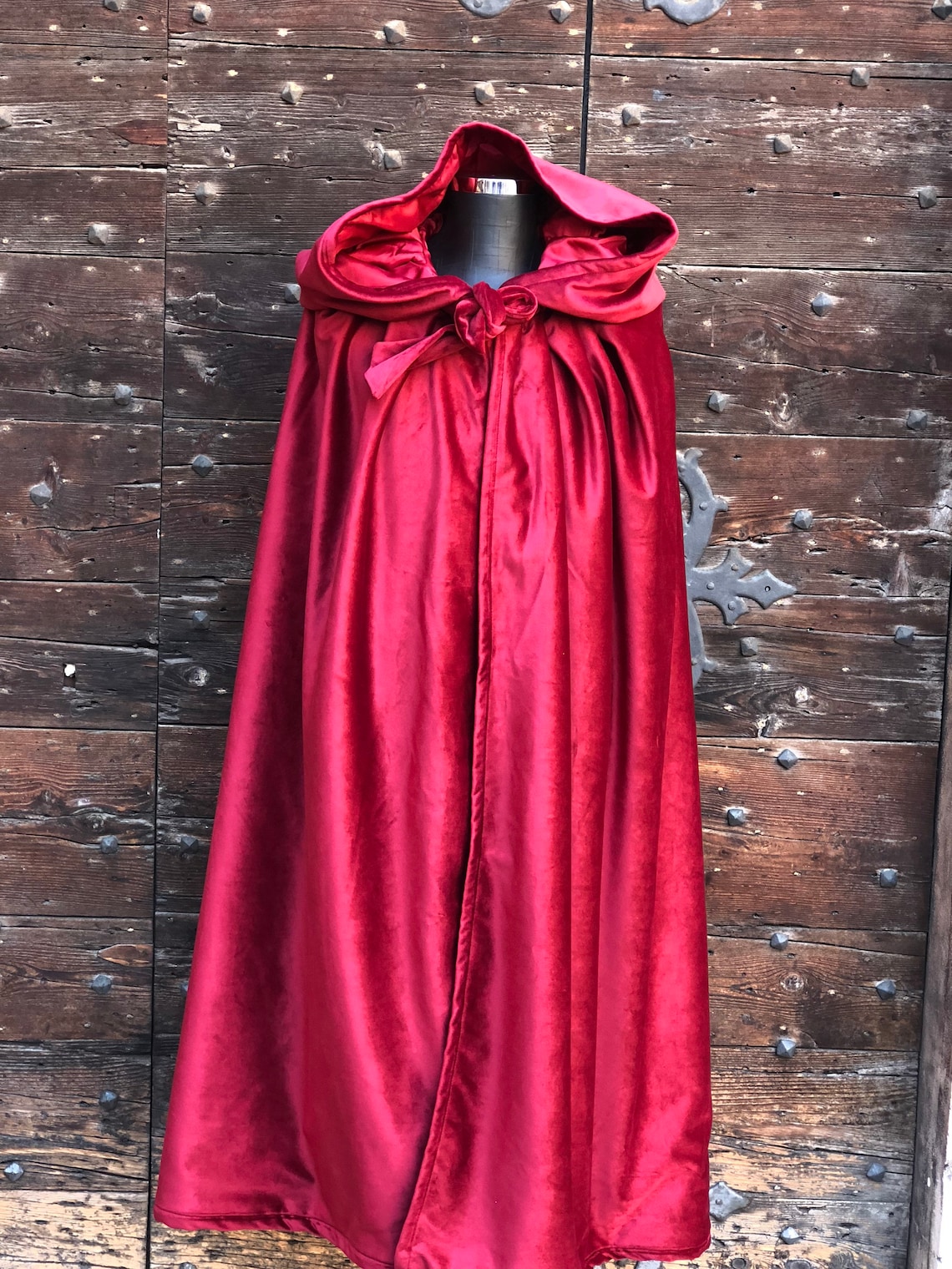 Mantello Veneziano in Velluto Rosso Mantello per Costume - Etsy 日本