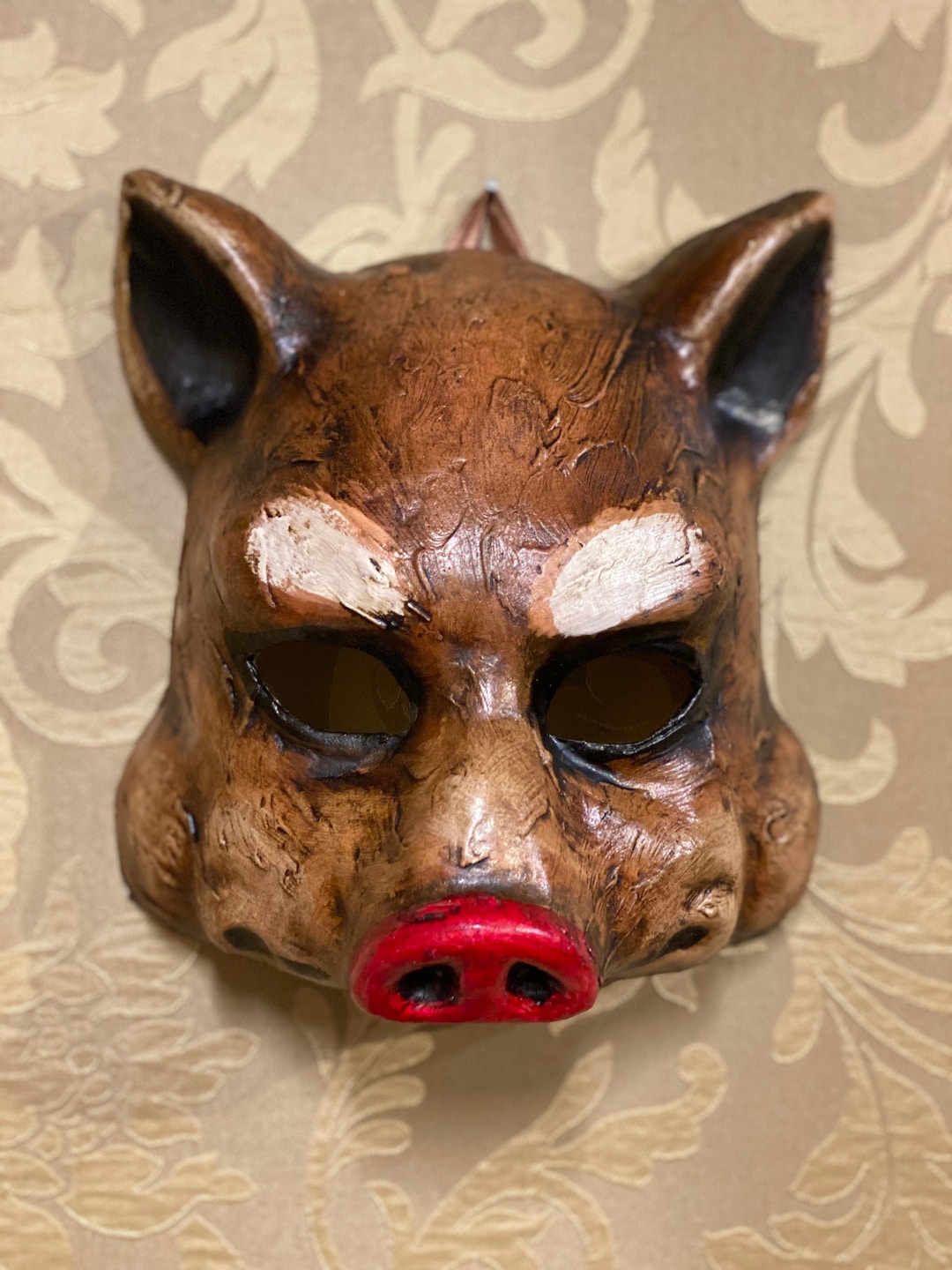 Venetian Mask, Pig, Carnival Mask, Wearable Halloween Mask - Etsy UK