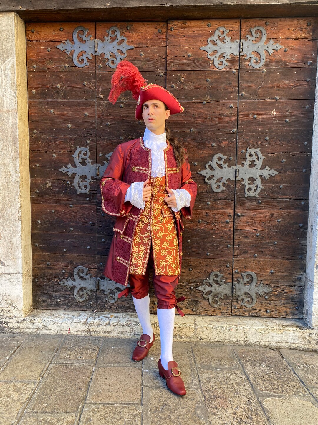Historical Costume of the 1700s for Men, Completely Hand Embroidered ...